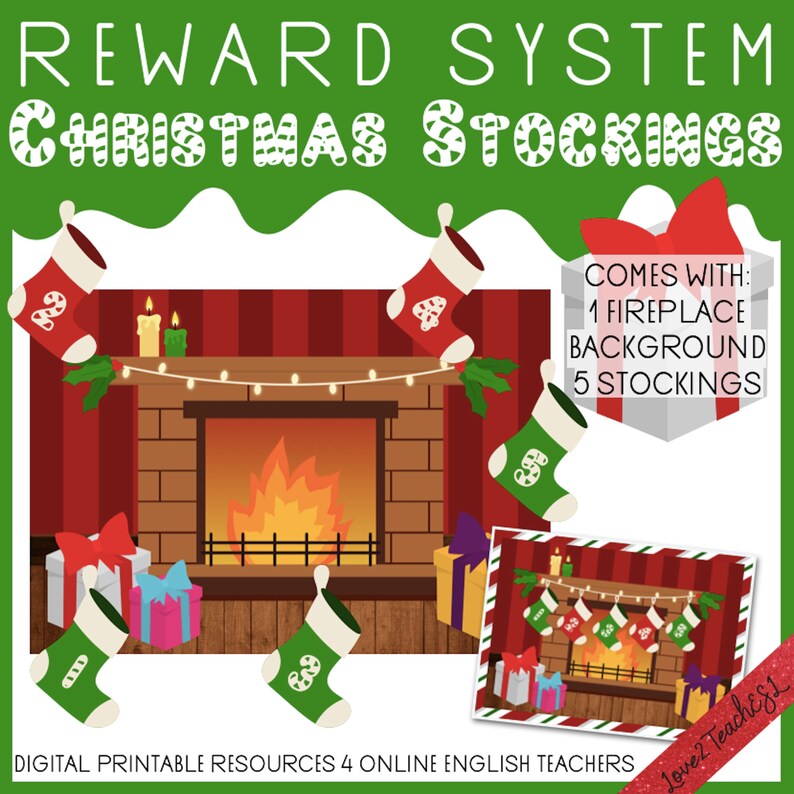 Teaching ESL Reward Systems Holiday Bundle 2 Christmas | Etsy