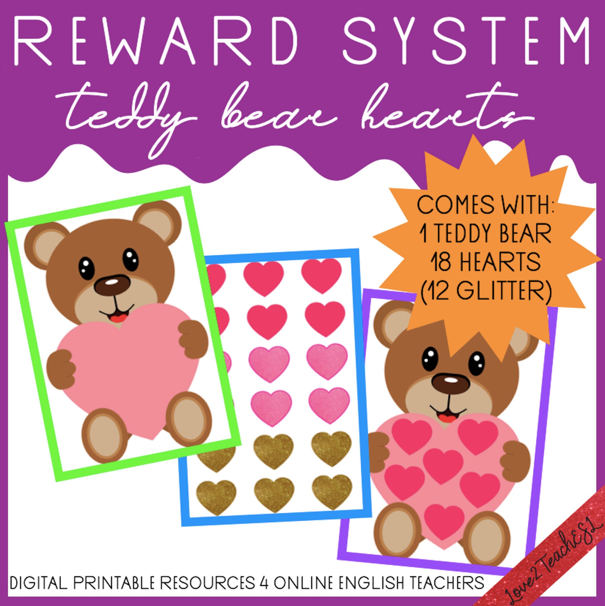 Teaching ESL Reward Systems Bundle 4 | Animals & Garden Edition ...