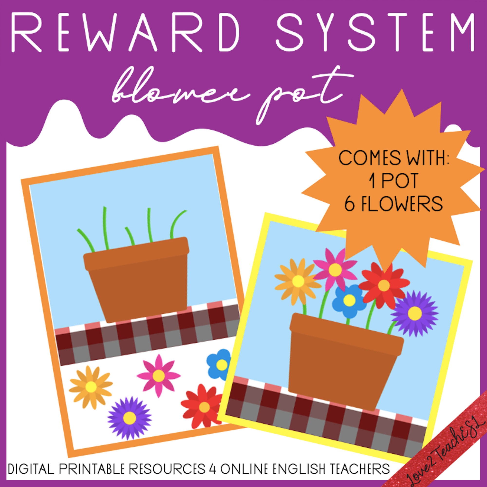 Teaching ESL Reward Systems Bundle 4 | Animals & Garden Edition ...