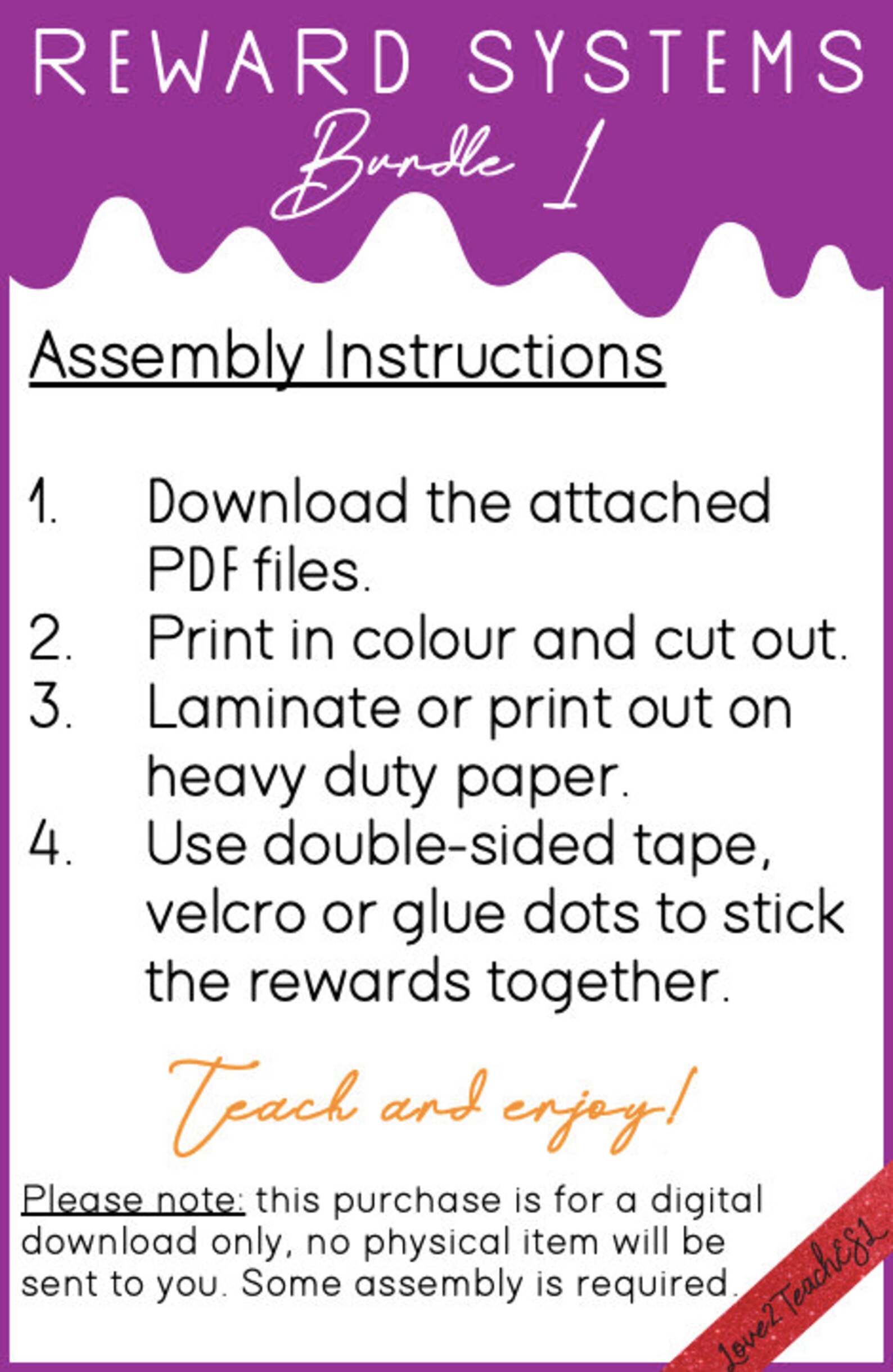 Teaching ESL Reward Systems Bundle 1 | Candy/sweet Edition | Printable ...