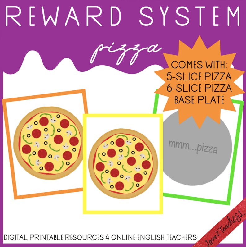 Teaching ESL Reward Systems Bundle 2 | Food Edition | Printable ...