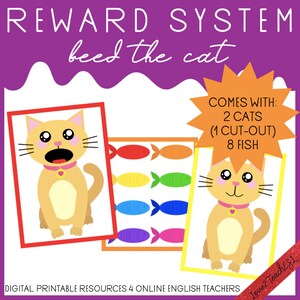 Teaching ESL Reward Systems Bundle 3 | Feed the Animals Edition ...
