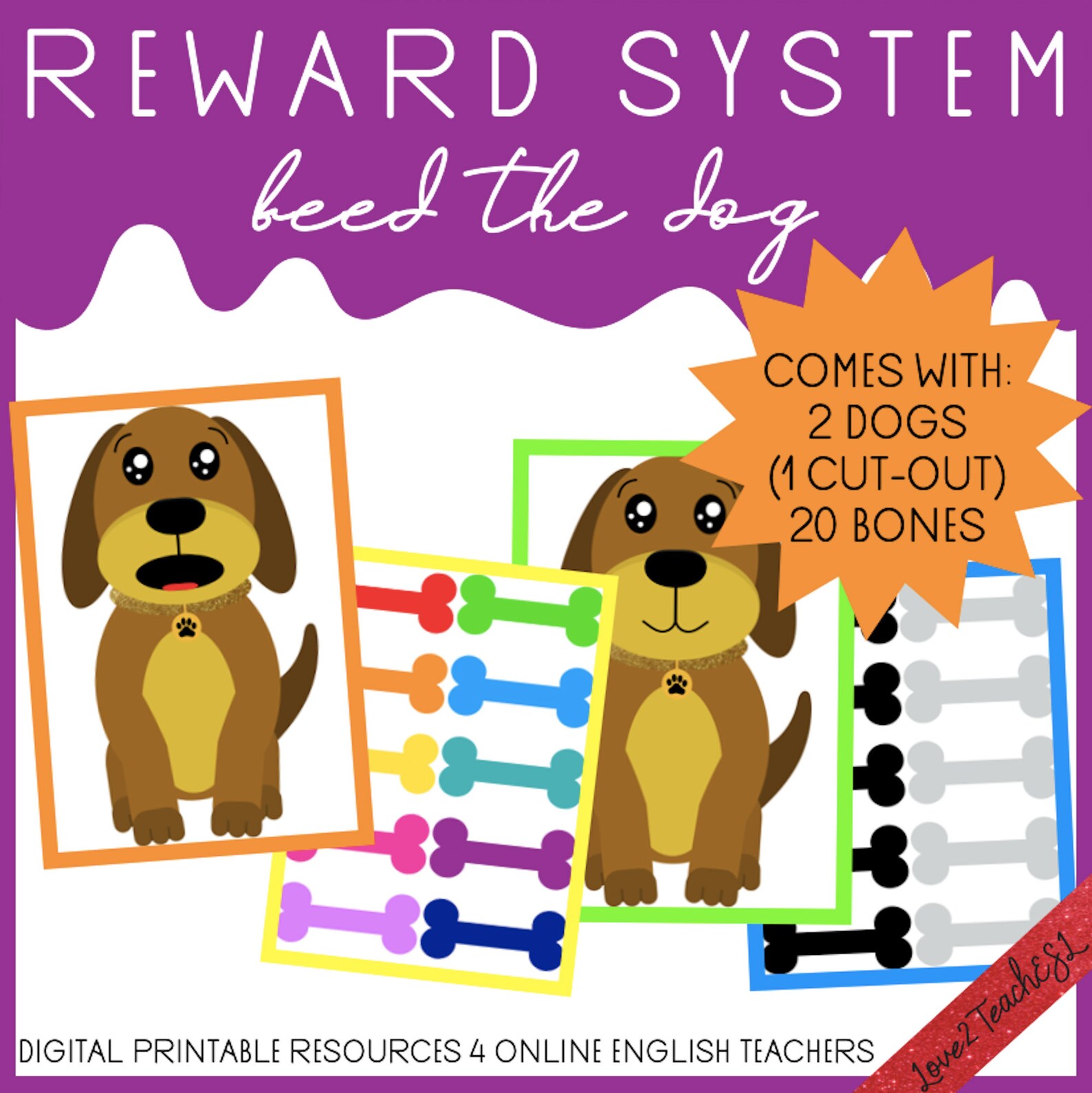 Teaching ESL Reward Systems Bundle 3 | Feed the Animals Edition ...