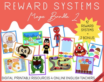 Teaching ESL Reward Systems Bundle 6 | Feed the Monster Edition ...