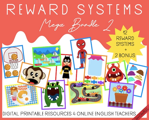 Teaching ESL Reward Systems Mega Bundle 2 Printable | Etsy