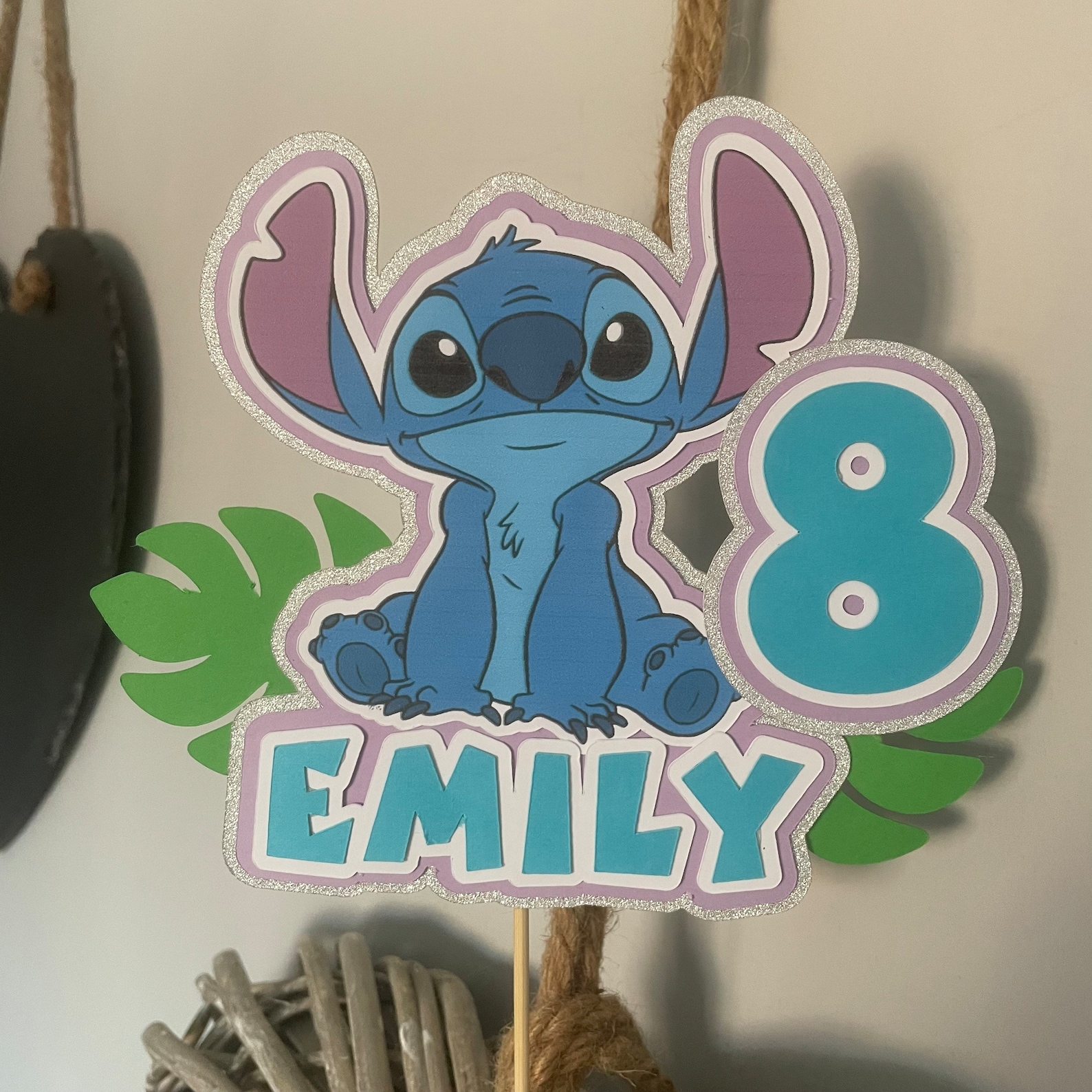 Stitch Cake Topper - Etsy