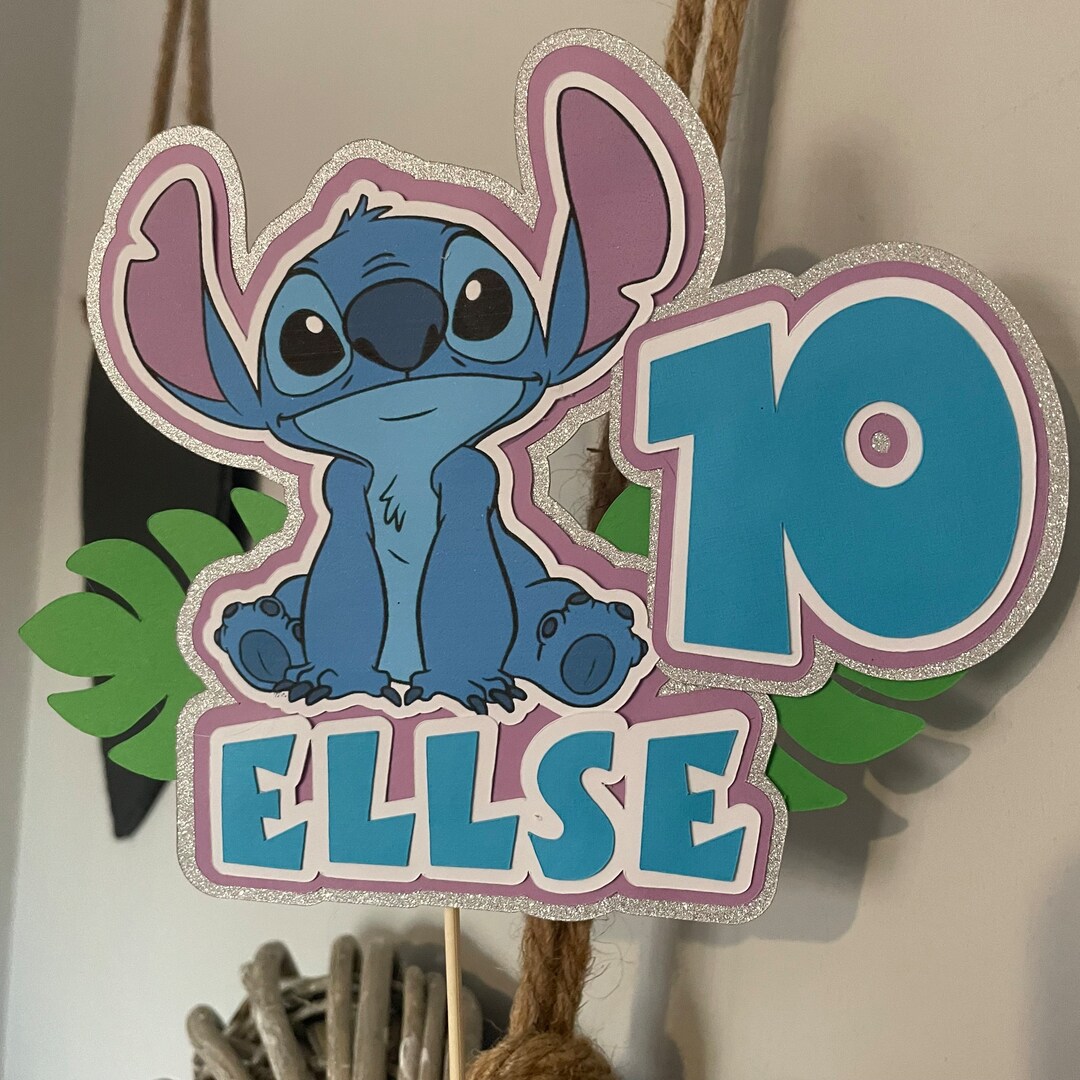 Stitch Cake Topper - Etsy