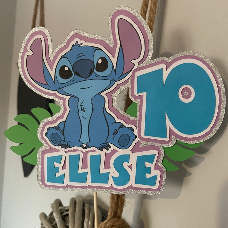 Stitch Cake Topper - Etsy