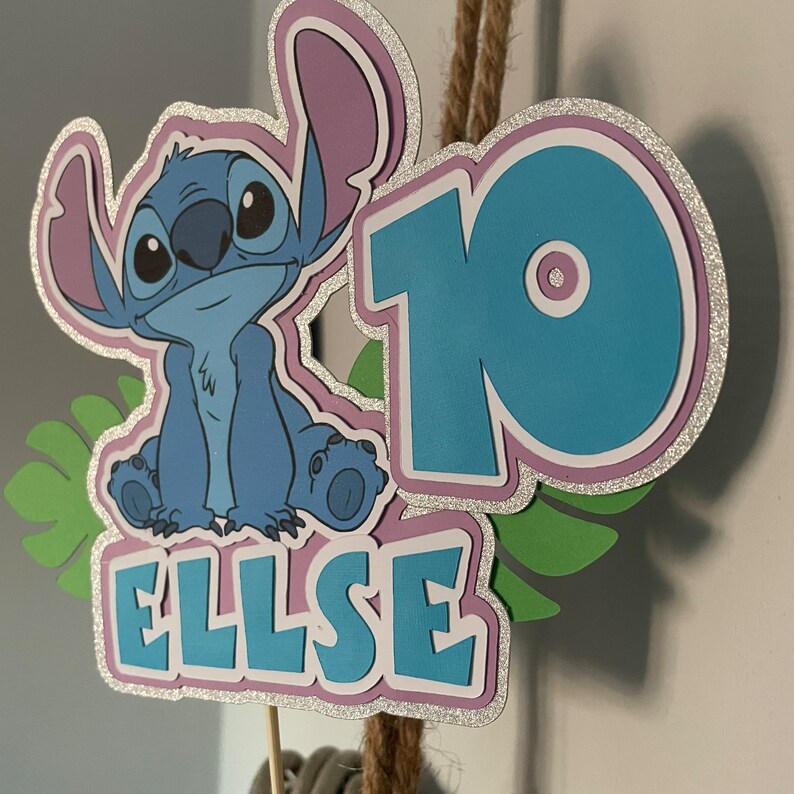 Stitch Cake Topper - Etsy