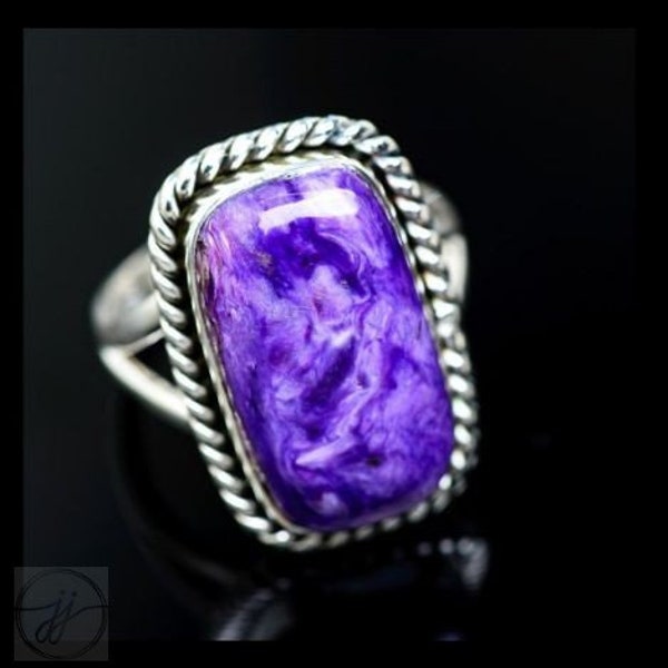 Charoite Ring - Etsy