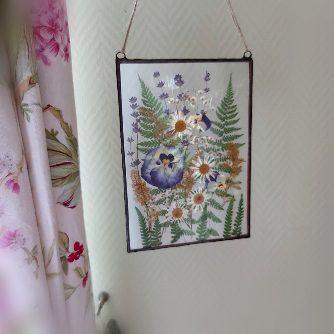 Herbarium Frame. Pressed Flower Frame Suncatcher. Cottagecore - Etsy