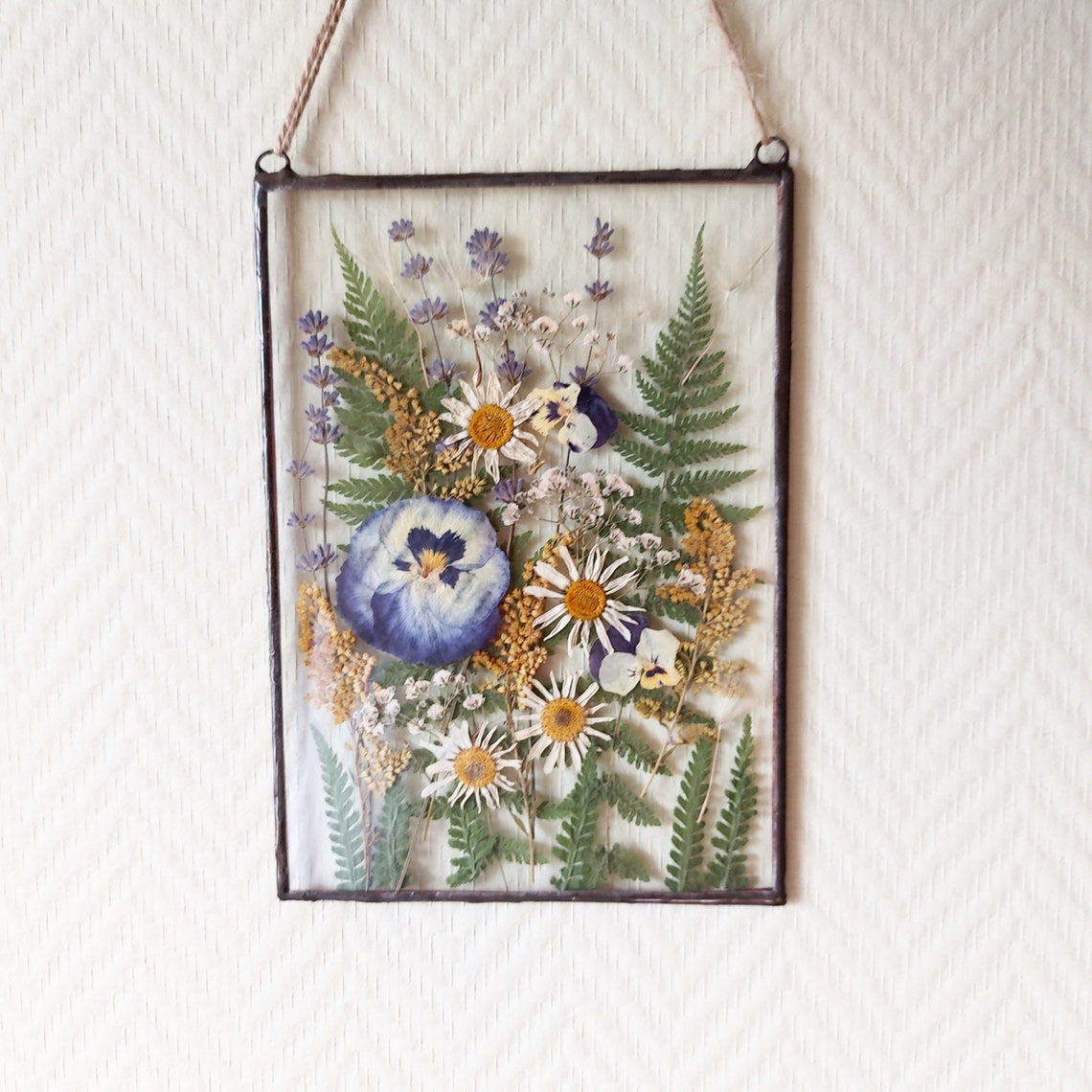 Herbarium Frame. Pressed Flower Frame Suncatcher. Cottagecore - Etsy