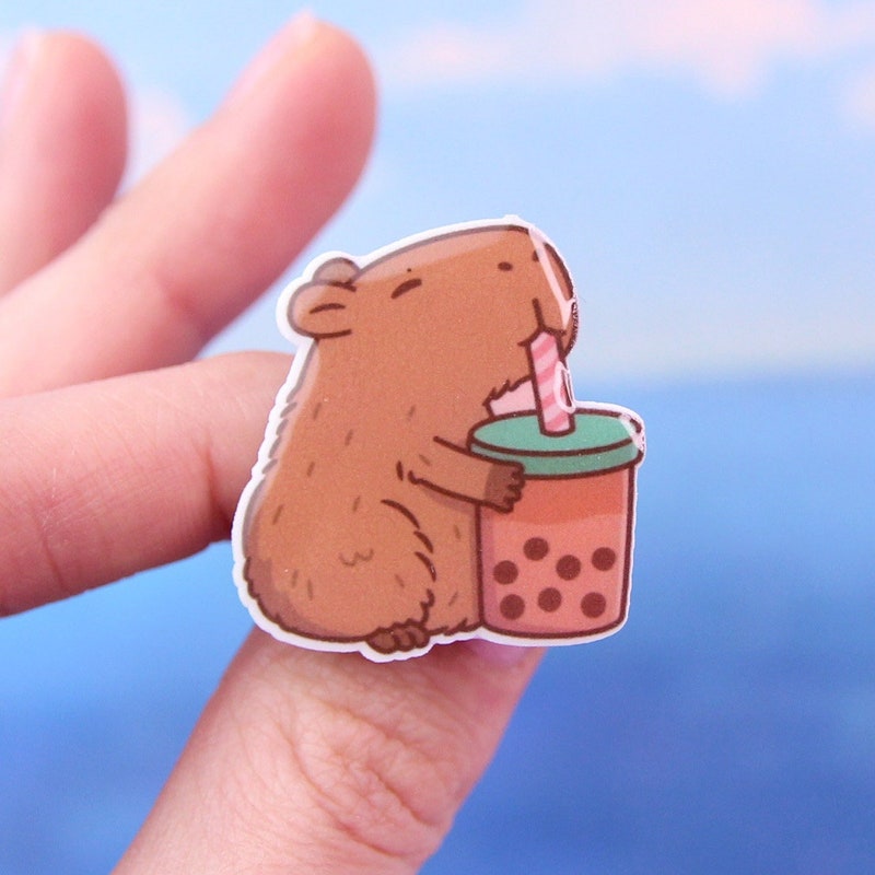 Capybara Boba - Etsy