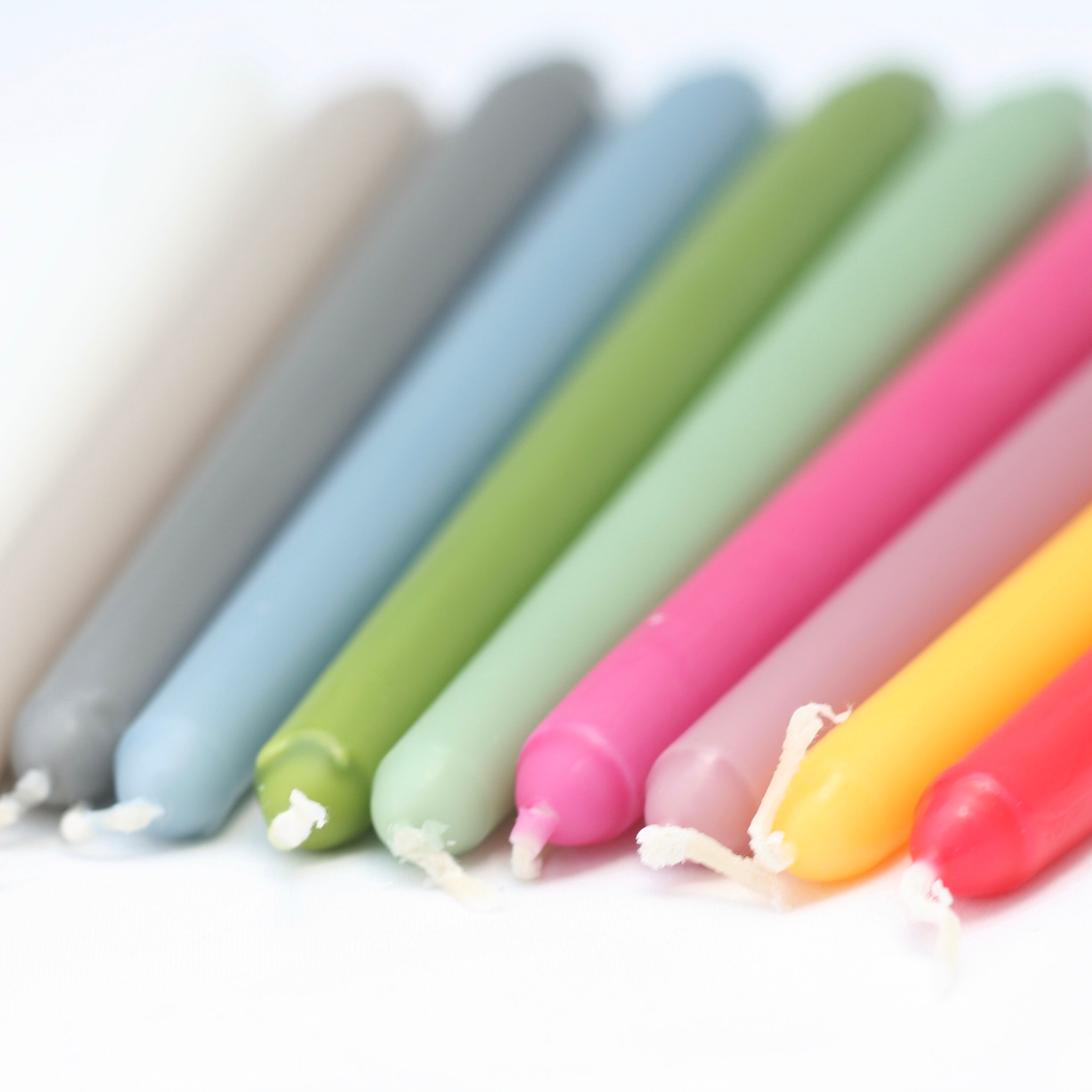 Taper Candles / Dinner Candles / Pack of 6 / 25cm Long / Unscented ...