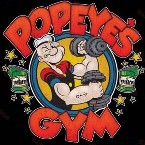 2 JPG Files Cookies and Popeyes Gym - Etsy