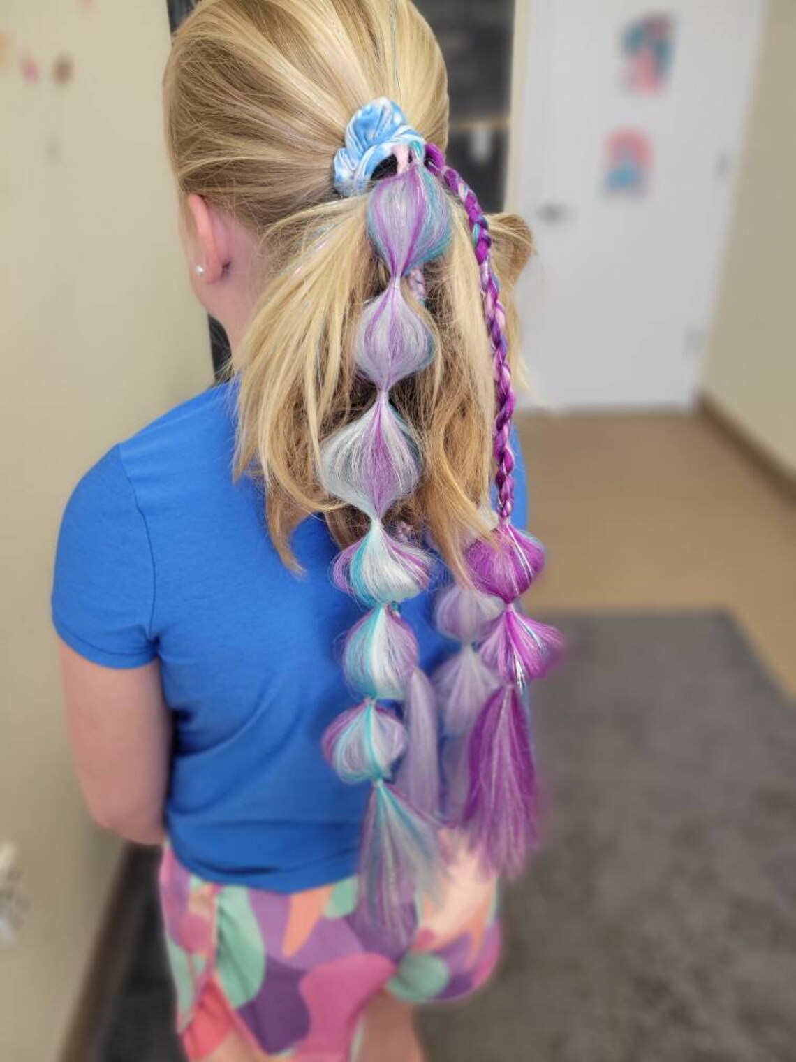 Pixie Locks Biker Braids, Unicorn Dream, Rave Braid, Helmet Ponytail ...