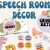 Speech Room Décor Cotton Candy Color Theme Pastel Theme Digital ...