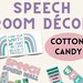 Speech Room Décor Cotton Candy Color Theme Pastel Theme | Etsy
