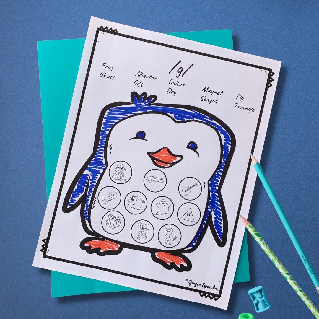 No Prep Winter Articulation Coloring Parent Handout Home Worksheets ...