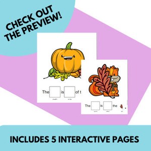 Fall Preposition Interactive Book | Parent Activities | Language DIY ...