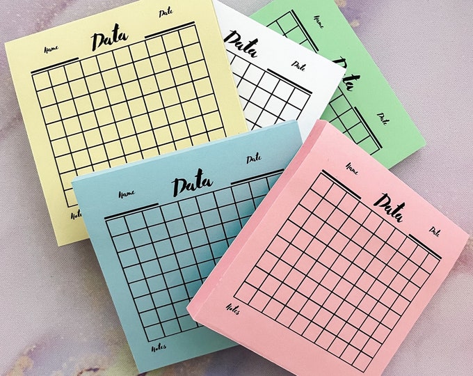 Data Sticky Notes | Speech Therapy | SPED | Data Collection | School ...