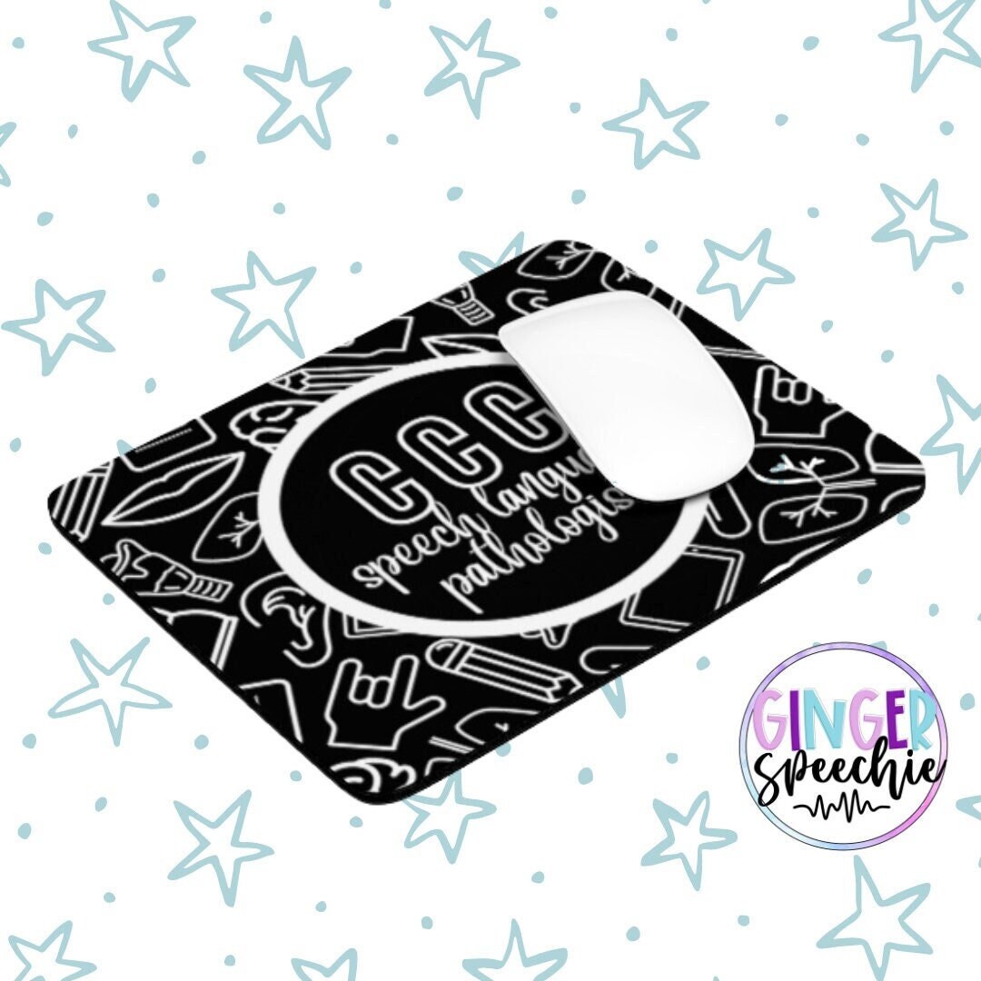 CCC Speech Language Pathology Print | SLP Computer Accessory | Mouse ...