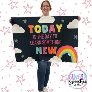 Today is the Day to Learn Something New Wall Tapestry Classroom ...