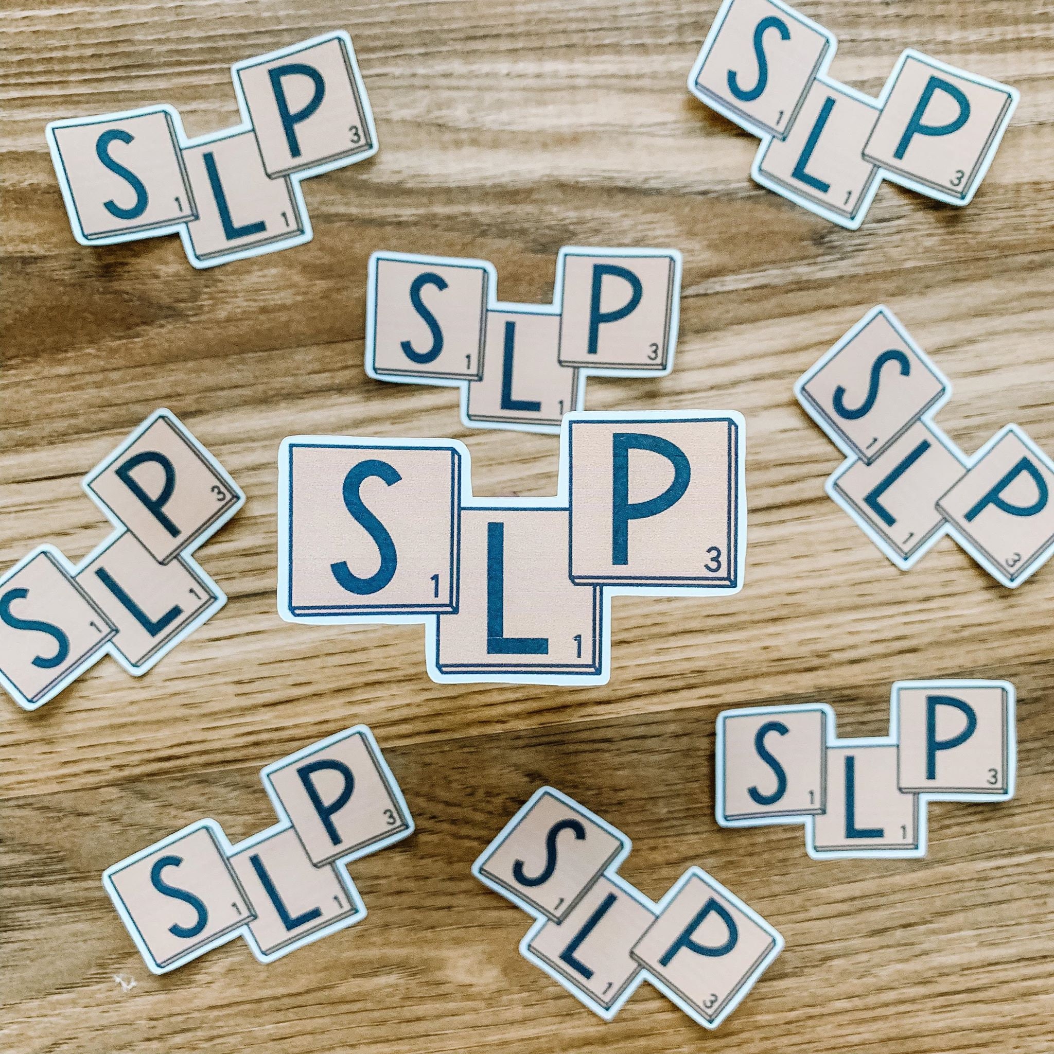 SLP Tile Letters Sticker Series 1 SLP Gifts | Etsy