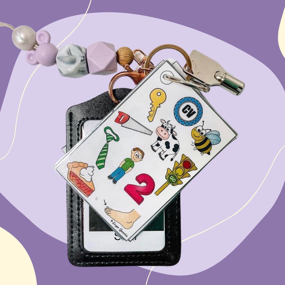 Articulation Lanyard Cards | Digital Download | Printable SLP Grab & Go ...