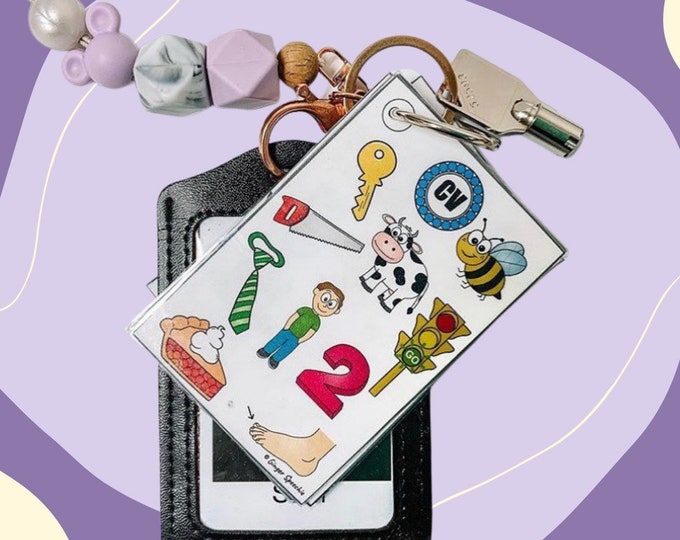 Articulation Lanyard Cards | Digital Download | Printable SLP Grab & Go ...