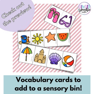 Summer Smash Mats and Sensory Bin Cards | Parent Activities | Sensory ...