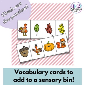 Fall Smash Mats and Sensory Bin Cards | Parent Activities | Sensory ...