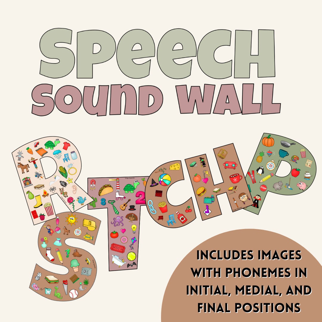 Speech Room Décor Natural Vibes Color Theme Digital - Etsy