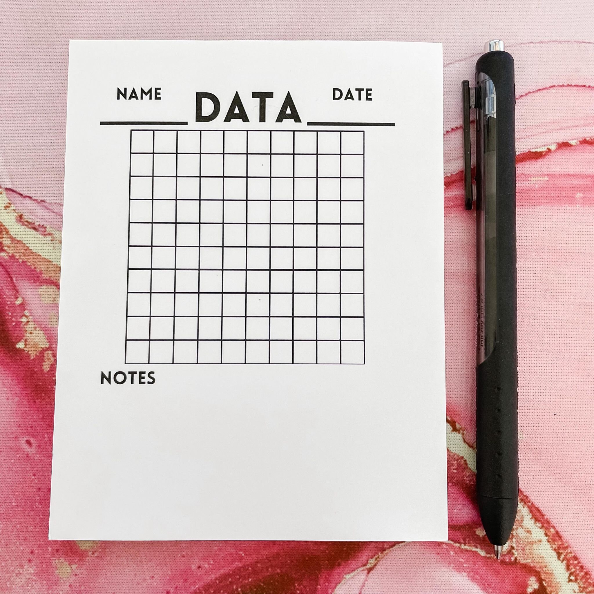 Data Notepads Speech Therapy SPED Data Collection - Etsy