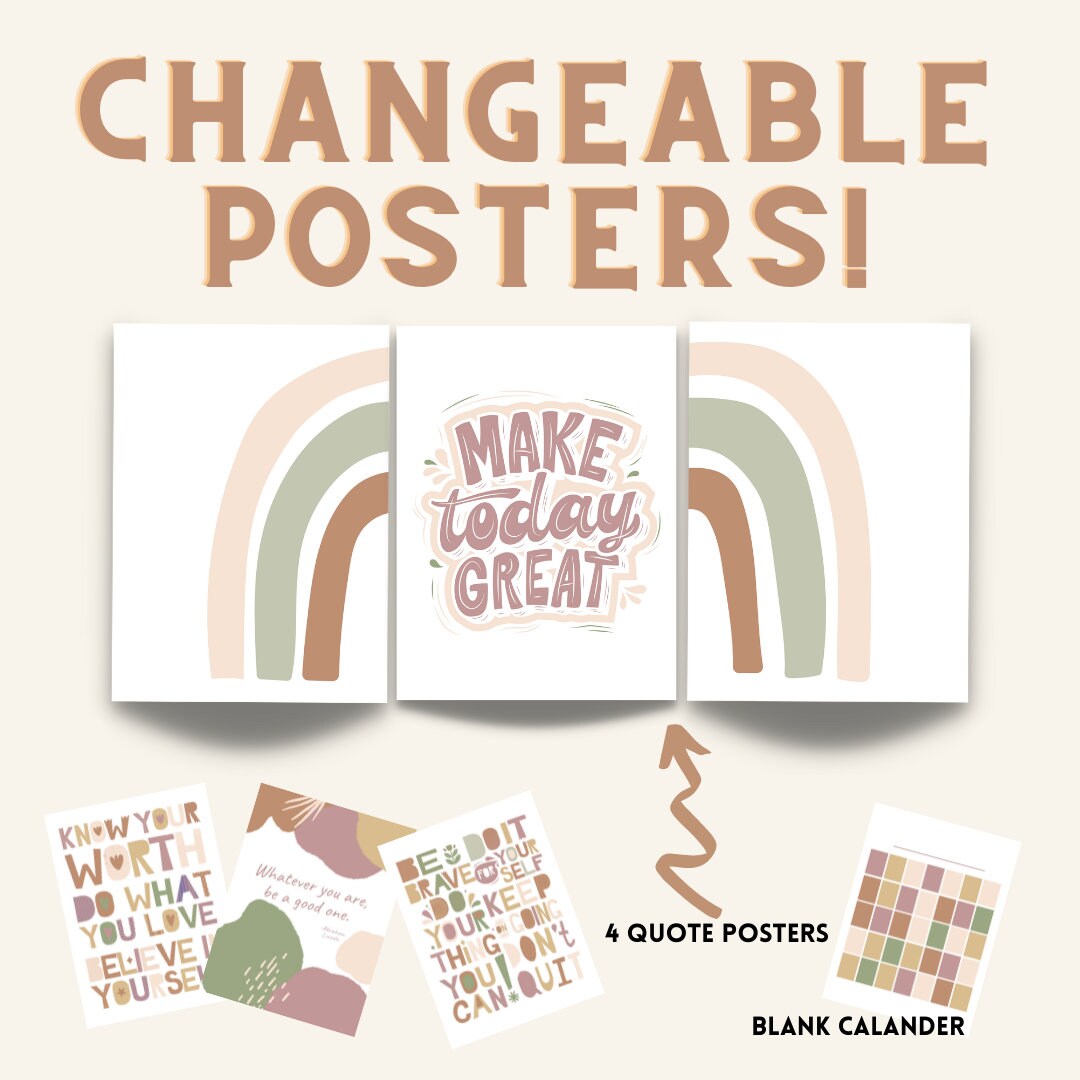 Speech Room Décor Natural Vibes Color Theme Digital - Etsy