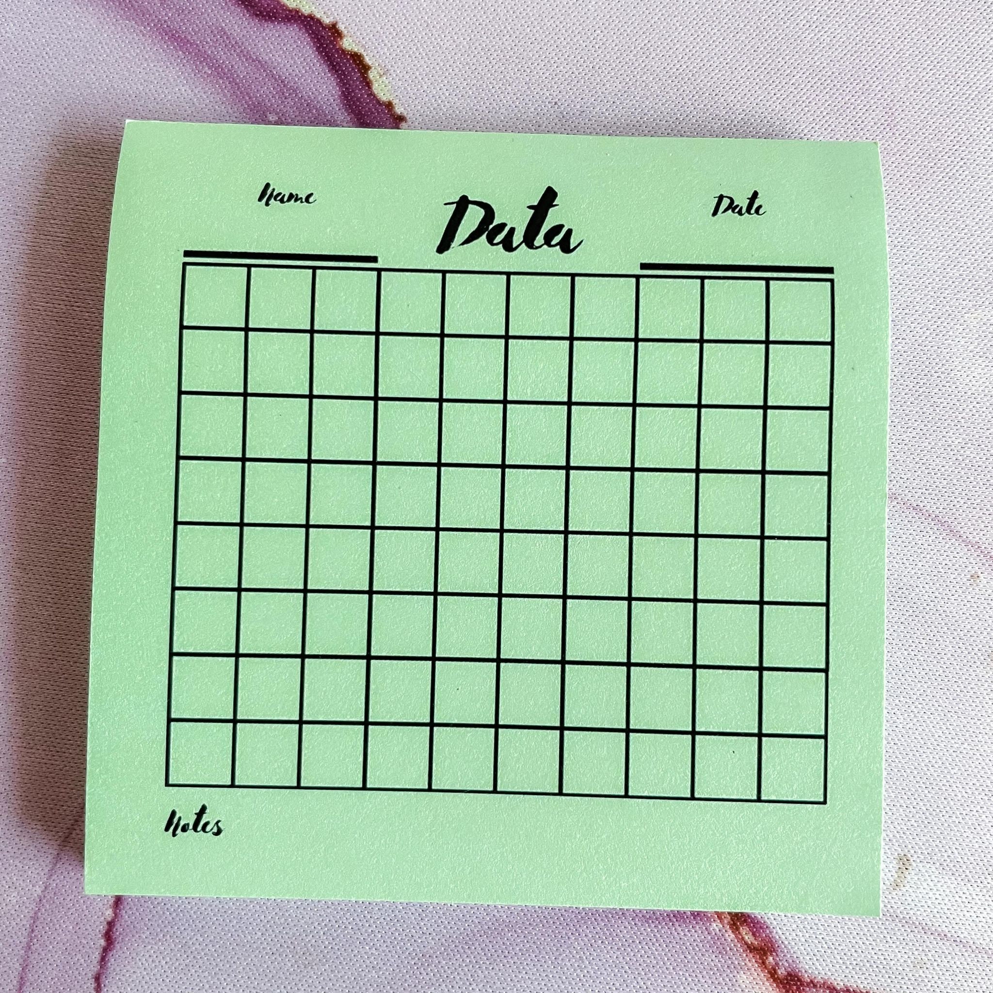 Data Sticky Notes Speech Therapy SPED Data Collection - Etsy