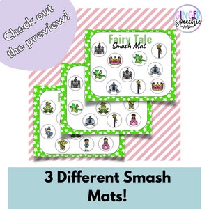 Fairy Tale Smash Mats and Sensory Bin Cards | Parent Activities ...