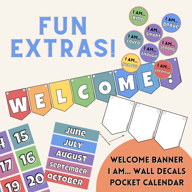 Speech Room Décor Rainbow Road Color Theme Rainbow Theme - Etsy