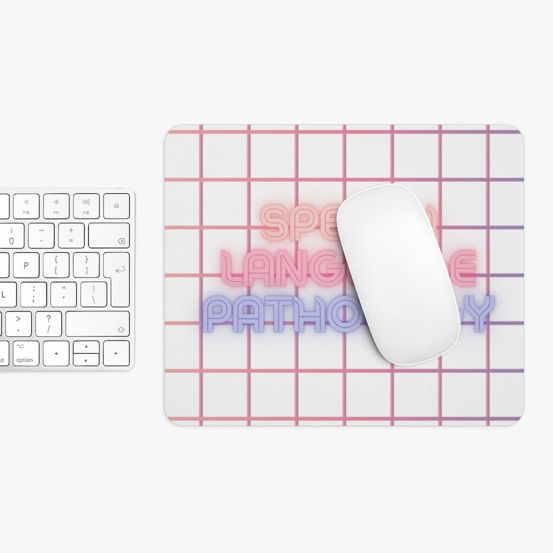 Speech Language Pathology 90's Theme Mouse Pad SLP Office - Etsy