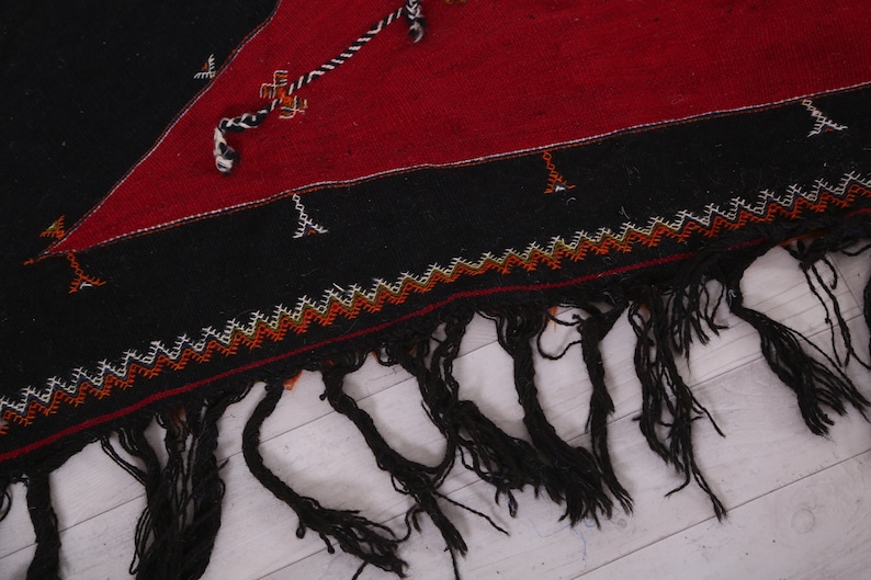 Vintage Hooded Cloak Traditional Wool Cape"akhnif Cape" Moroccan Style ...