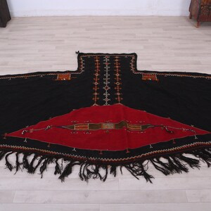 Vintage Hooded Cloak Traditional Wool Cape"akhnif Cape" Moroccan Style ...