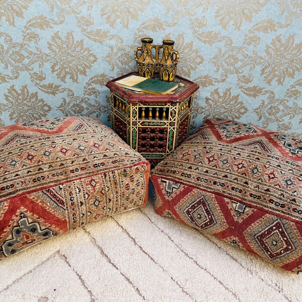 Colorful Ottoman - Etsy