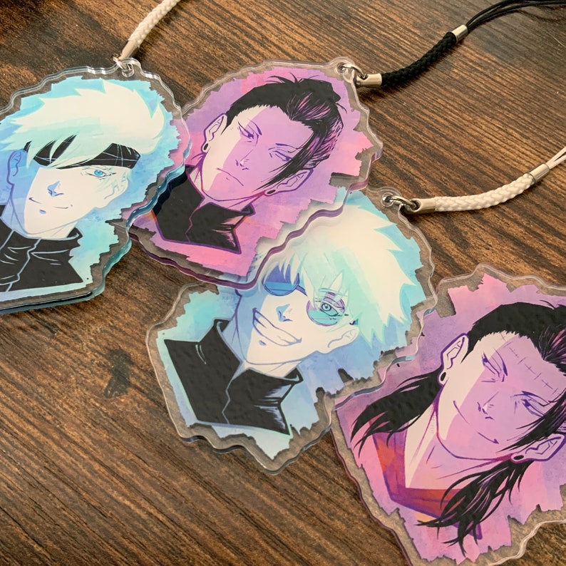 Satoru Gojo & Suguru Geto Satosugu Keychain - Etsy México