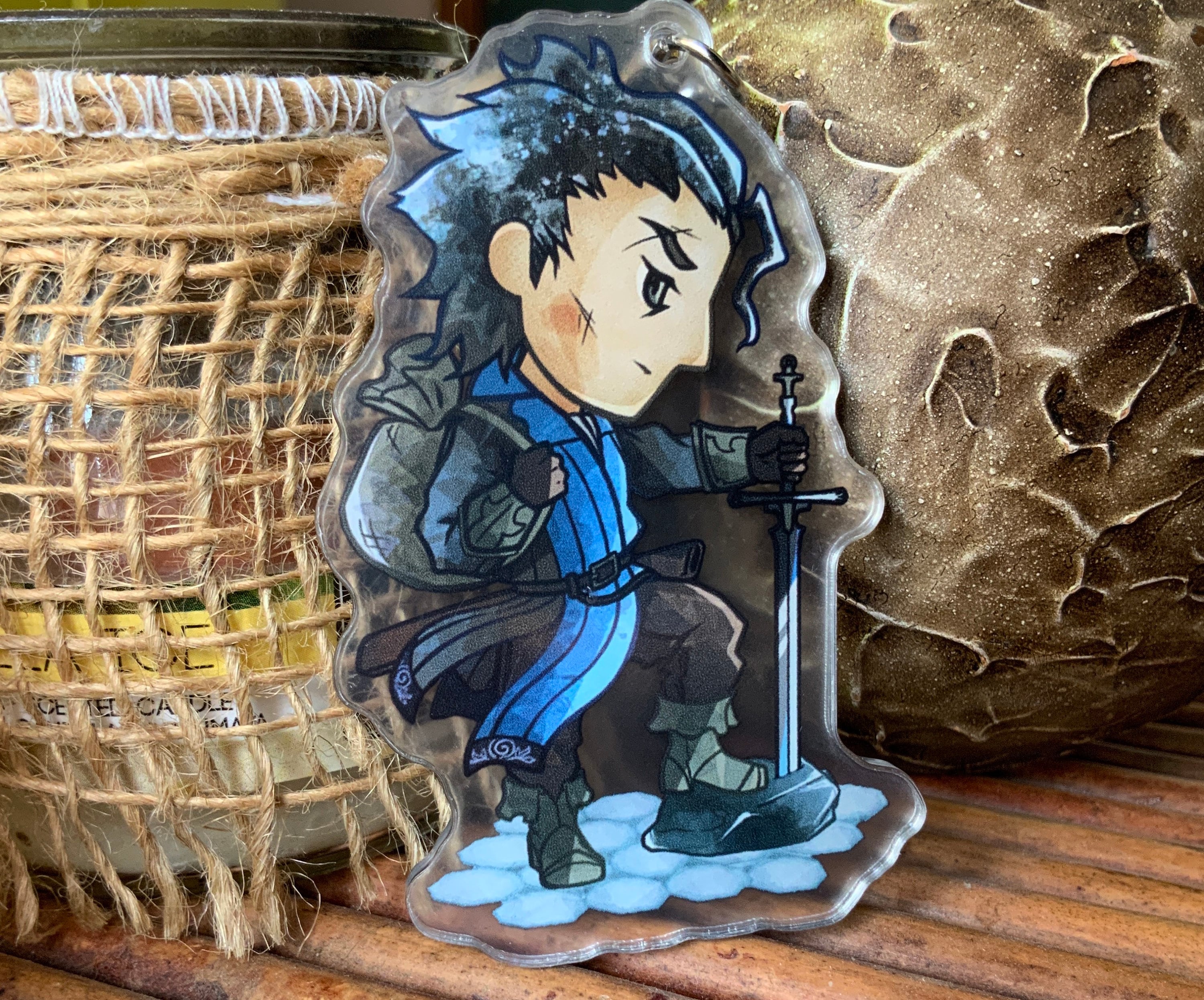 Keychain Octopath Traveler / Cyrus Therion Alfyn Primrose Ophilia ...