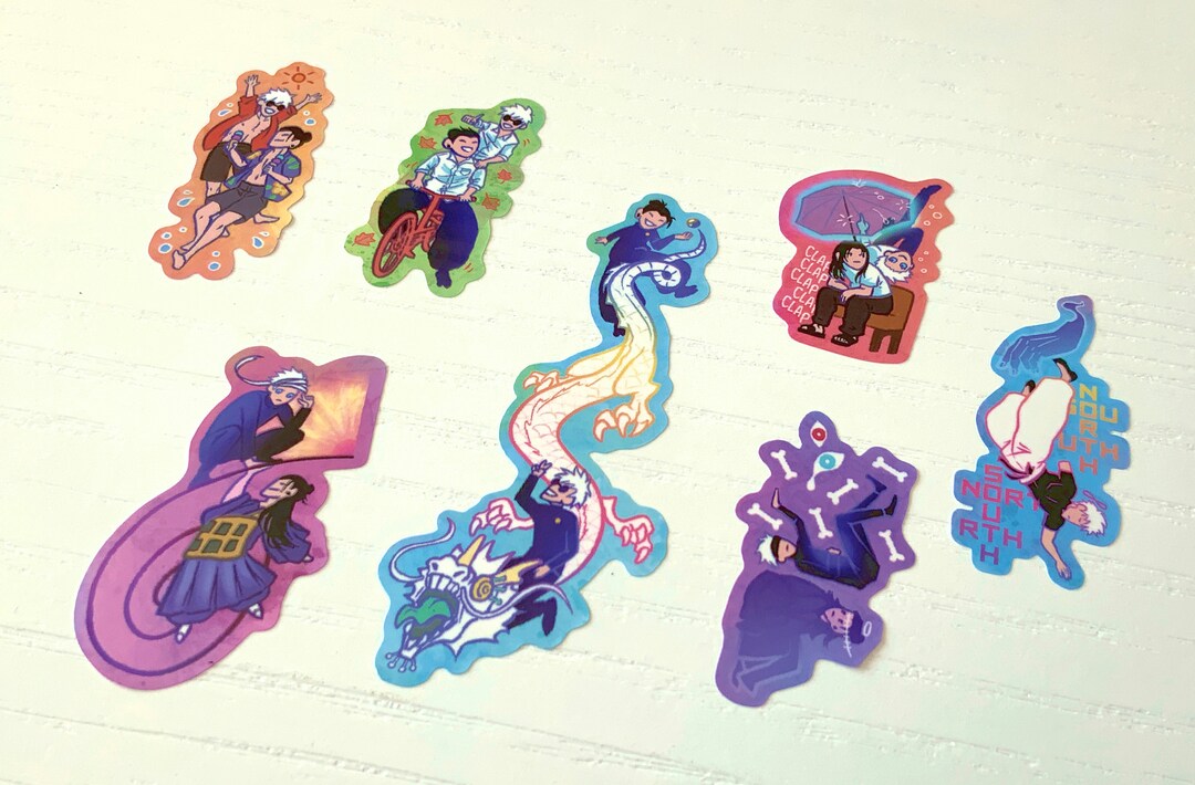 Satoru Gojo & Suguru Geto A6 Sticker Sheet - Etsy Australia