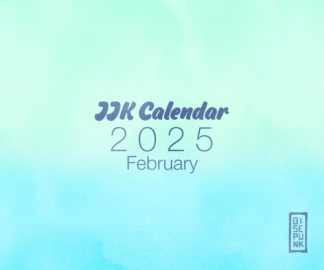 February Digital Calendar 2025 JJK Jujutsu Kaisen - Etsy