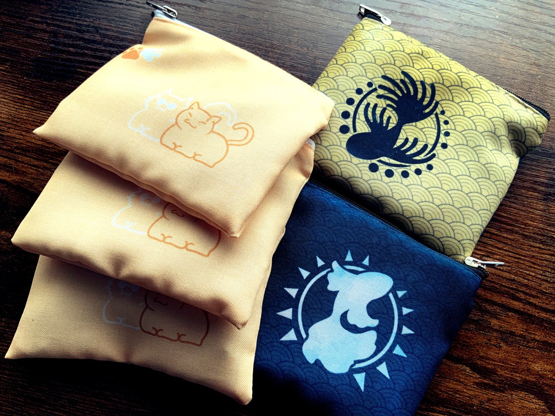 Fabric Pouch JJK Satoru Gojo and Suguru Geto Purse With Zipper ...