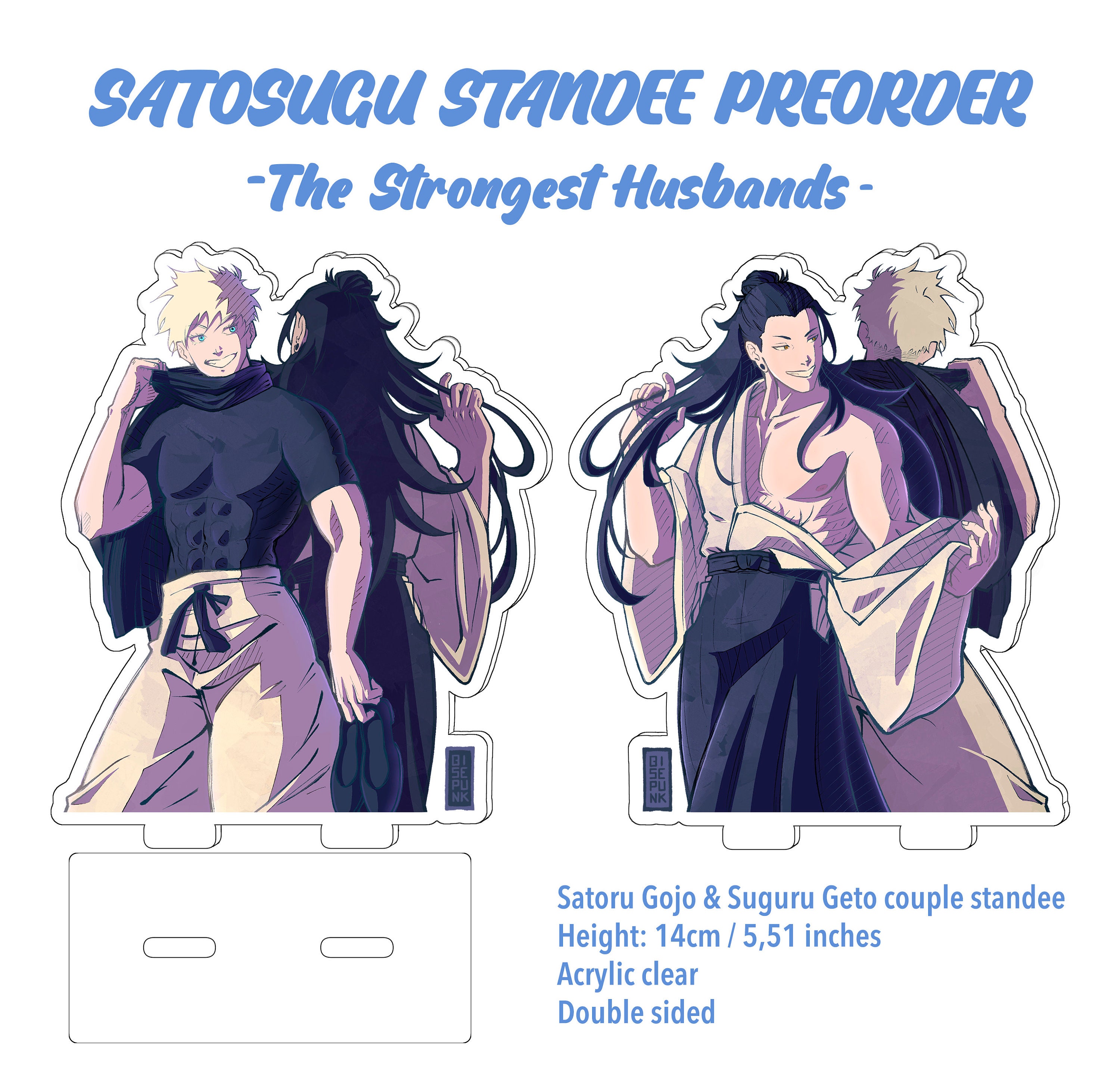 PREORDER Satoru Gojo & Suguru Geto the Strongest Husbands Standee ...