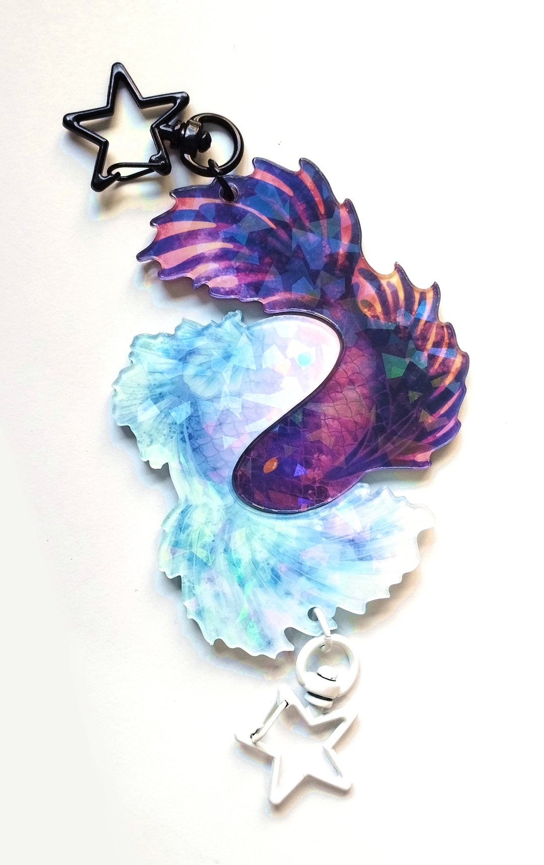 Charms Jujutsu Kaisen Satoru Gojo Suguru Geto JJK Keychains Betta Fish ...