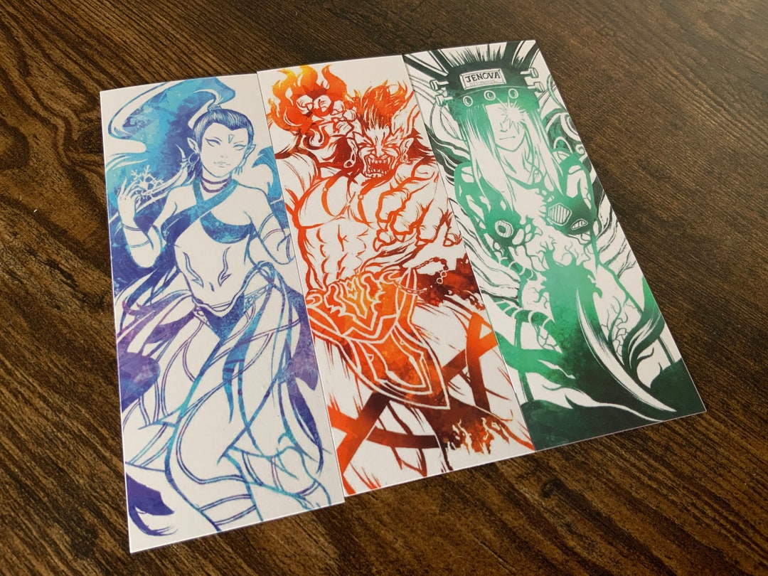 Bookmarks Final Fantasy 7 Shiva Ifrit Jenova Remake Rebirth VII - Etsy